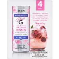 Tesco Alcohol Free Pink G & Low Calorie | Compare Prices