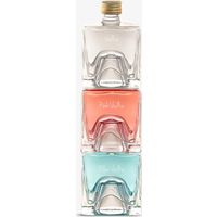 Clear, pink and blue vodka tower 3x100ml | Compare Prices