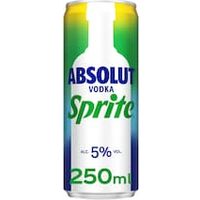 Absolut & Sprite 250ml Can | Compare Prices